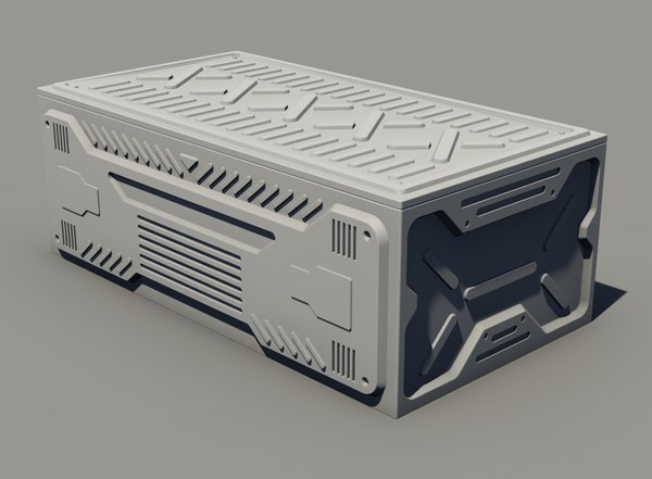 Science-Fiction-Anlage - Container 3D-Modell - TurboSquid 1170047