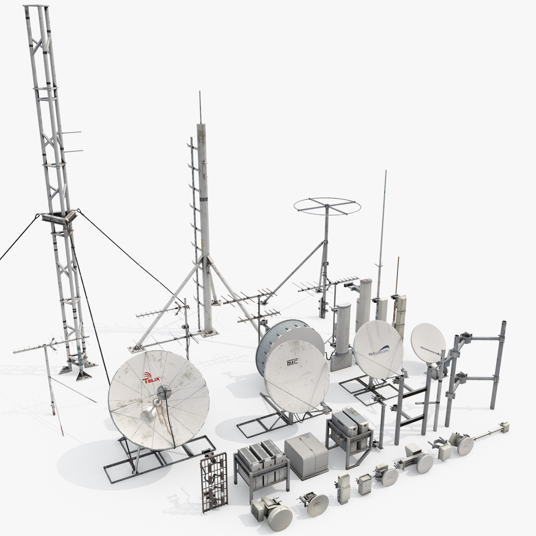 3D towers antennas model - TurboSquid 1399463