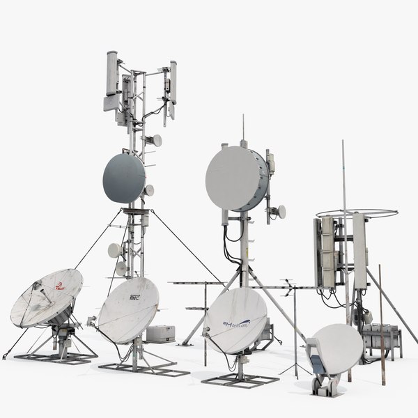 Antennas modular towers 3D model - TurboSquid 1399300