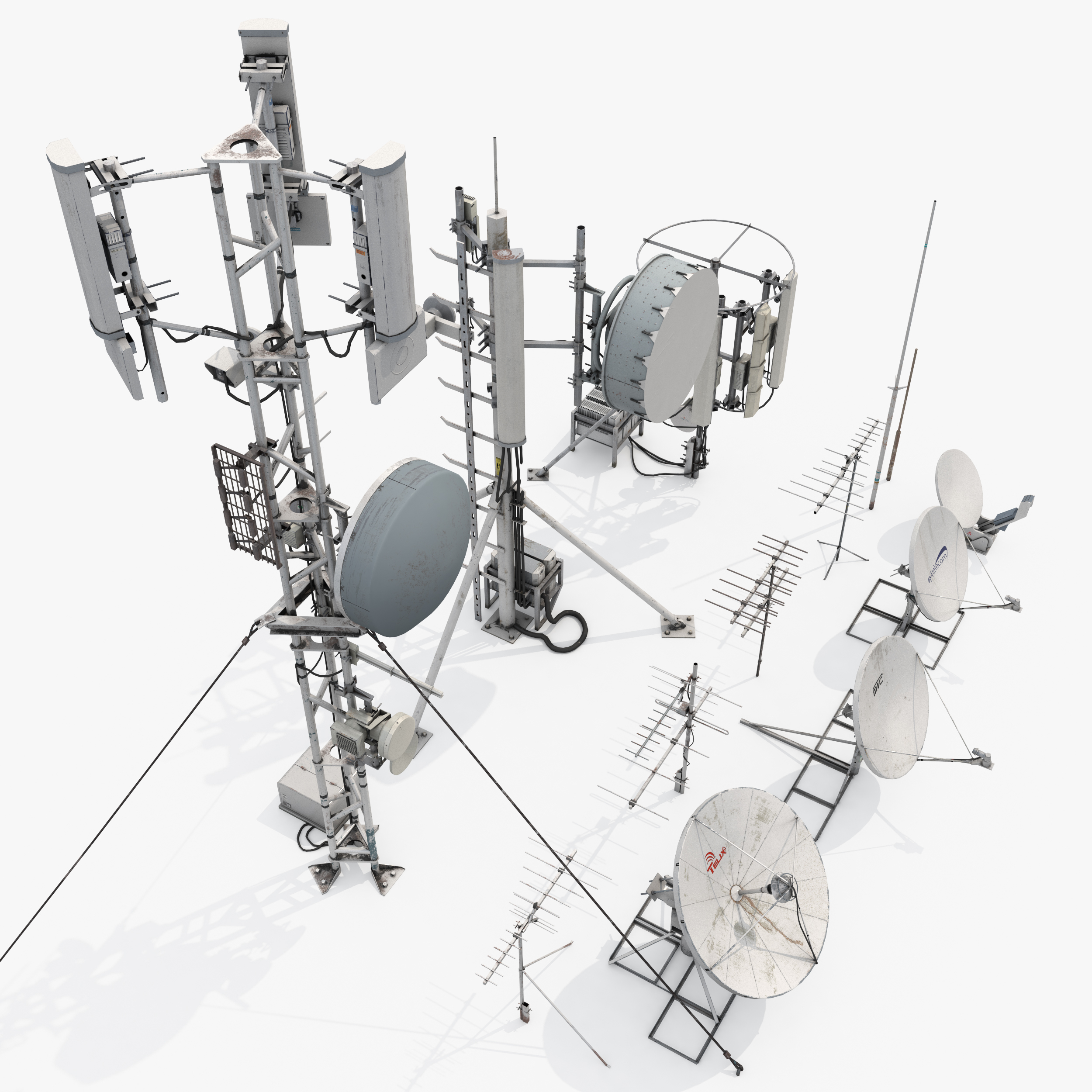 3D towers antennas model - TurboSquid 1399463