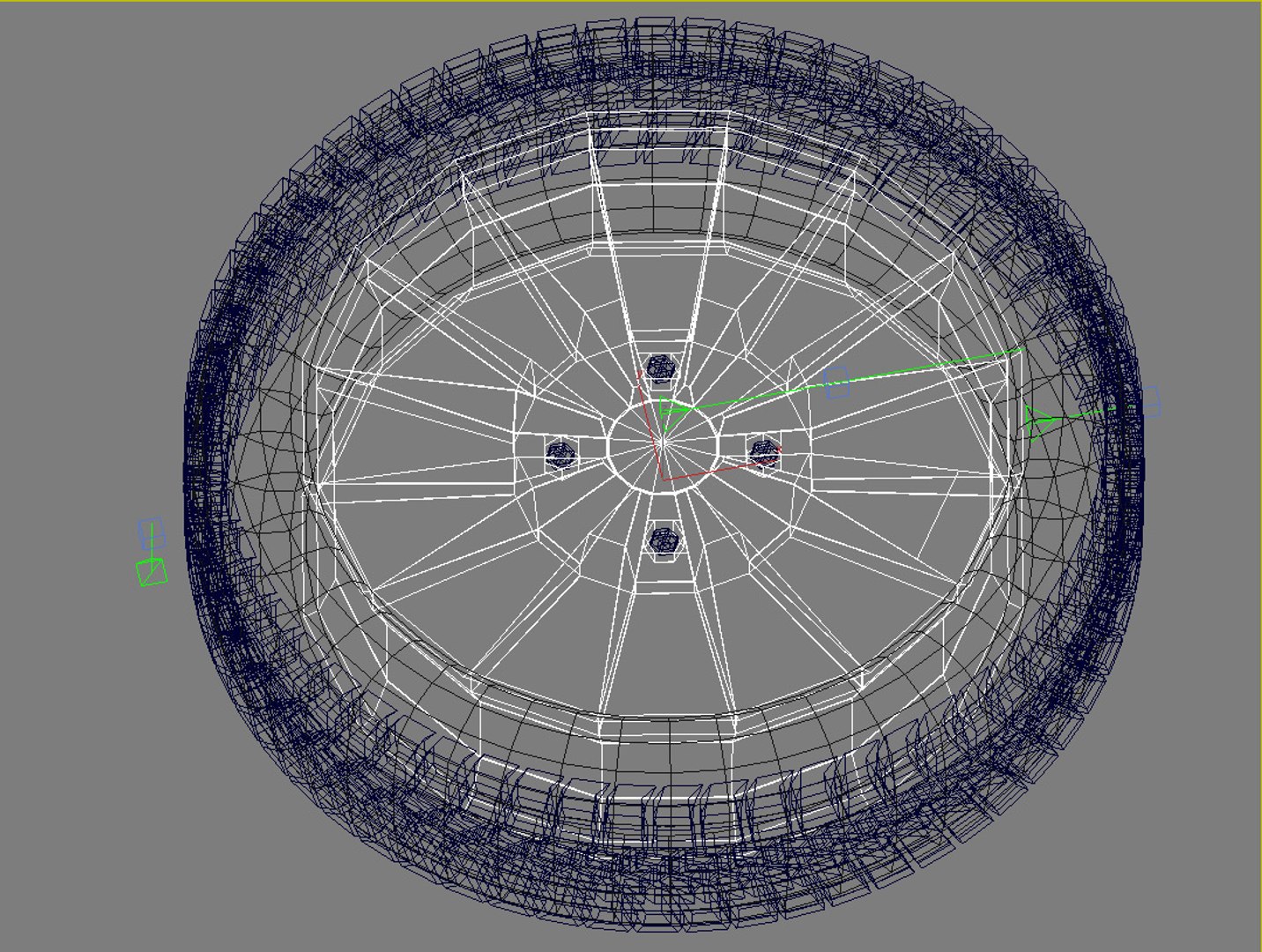 Free Car Wheel 3d Model