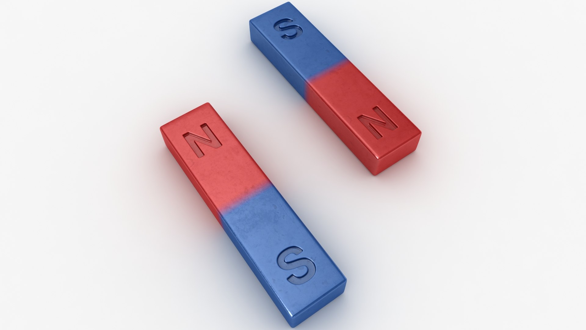 Bar Magnet 01 3D Model - TurboSquid 1656388
