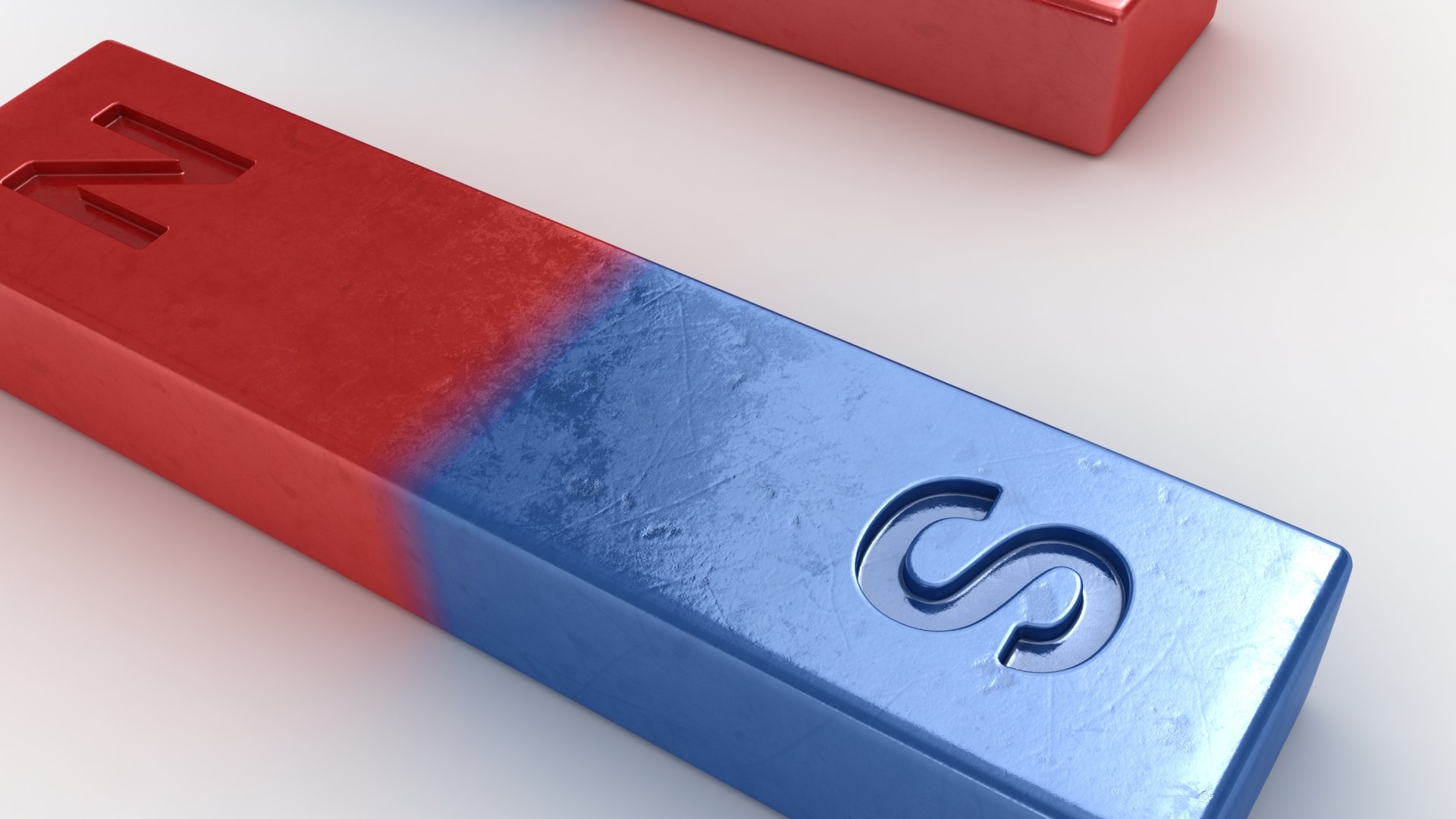 Bar Magnet 01 3D Model - TurboSquid 1656388