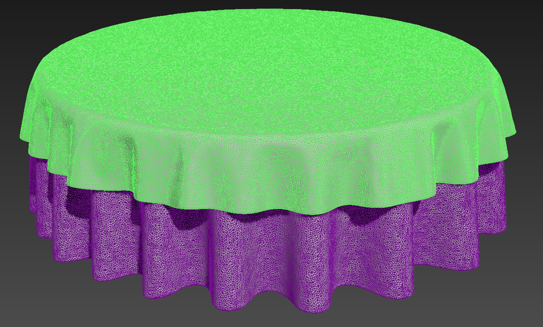 Tablecloths Table Variants 3d Model