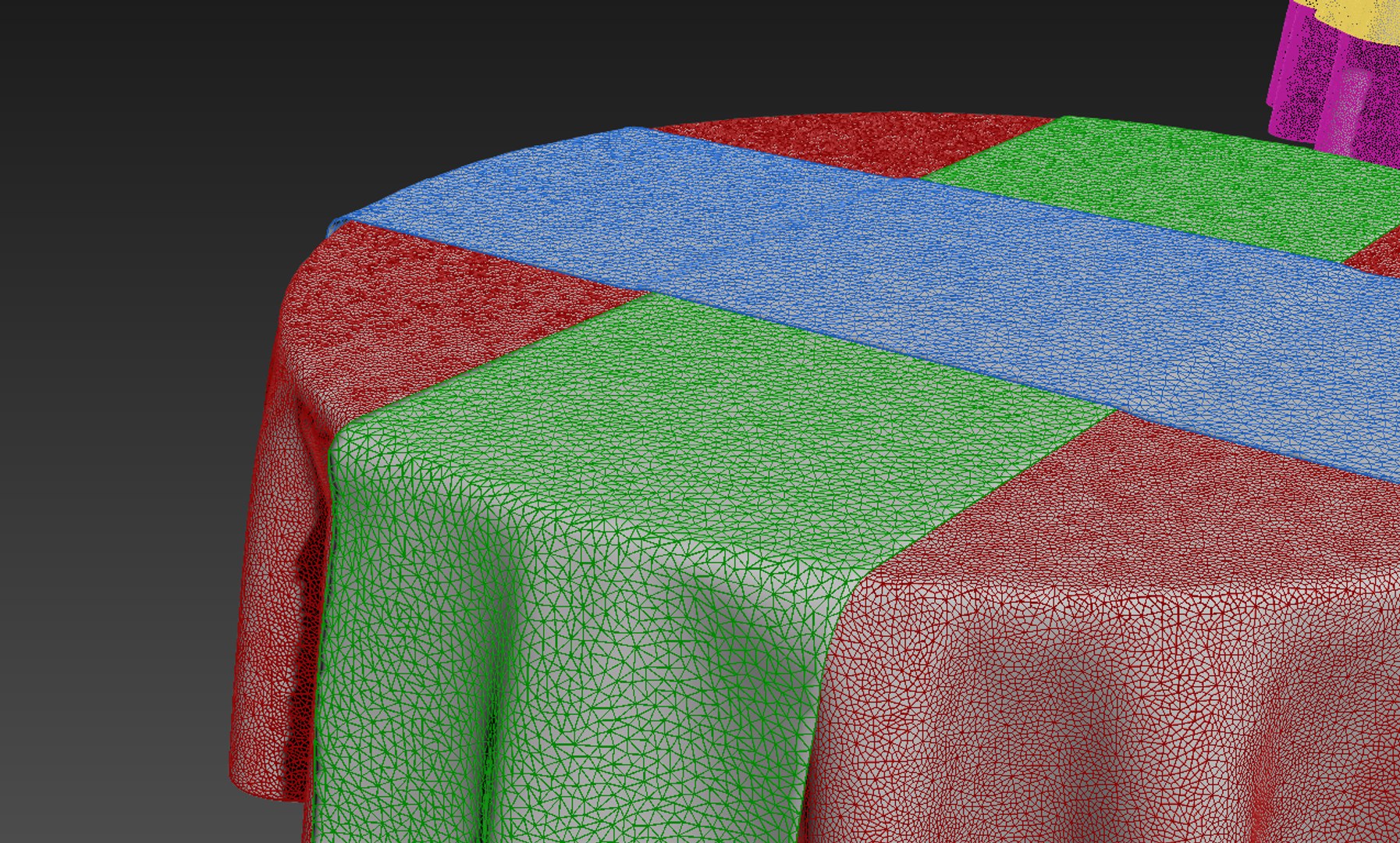 Tablecloths Table Variants 3d Model