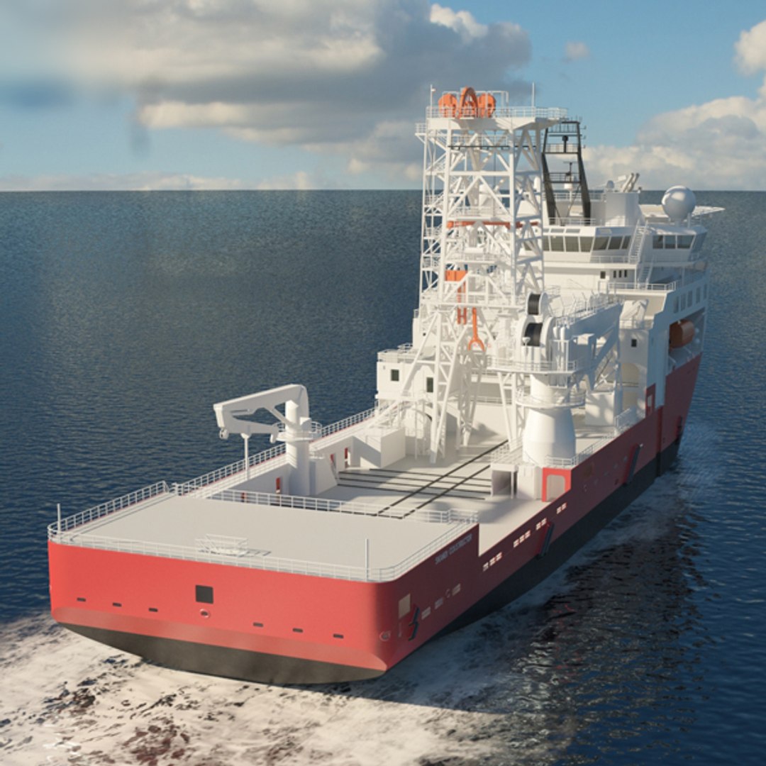 3D intervention vessel skandi model - TurboSquid 1408725