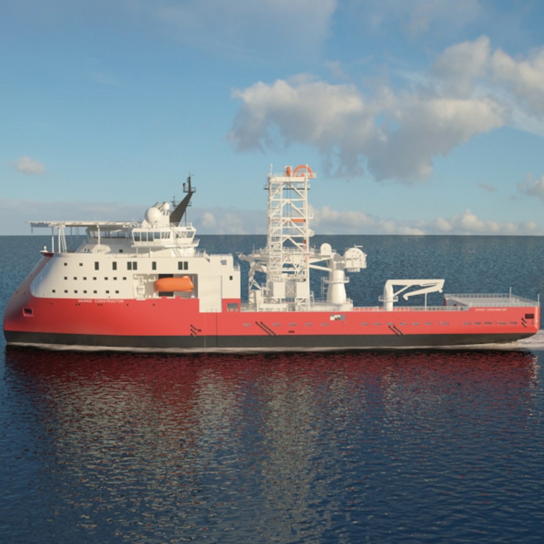 3D intervention vessel skandi model - TurboSquid 1408725