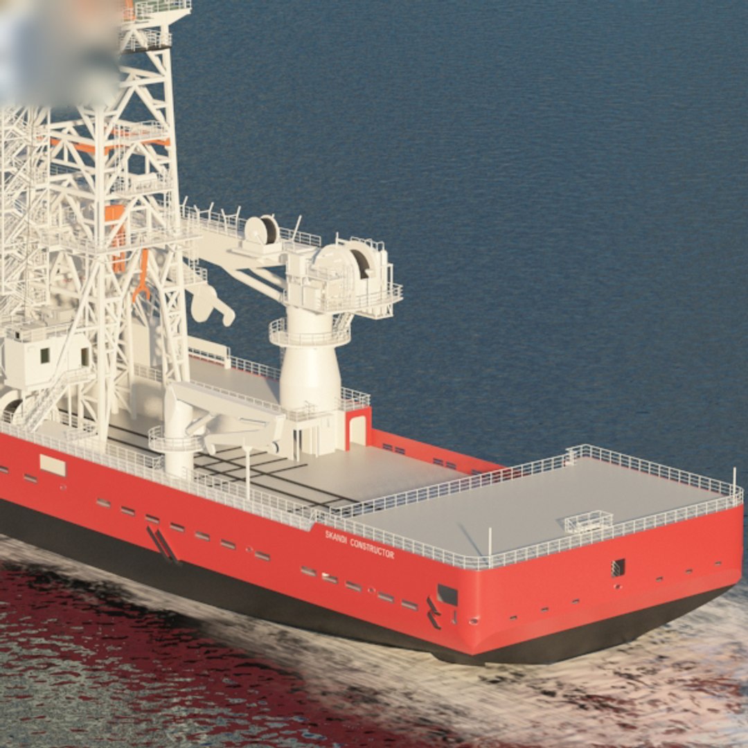 3D intervention vessel skandi model - TurboSquid 1408725