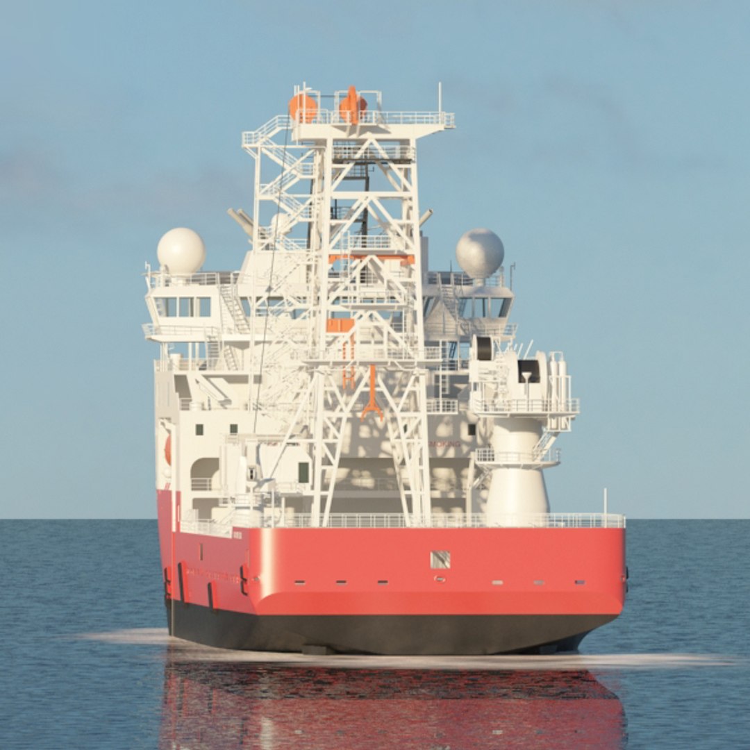 3D intervention vessel skandi model - TurboSquid 1408725