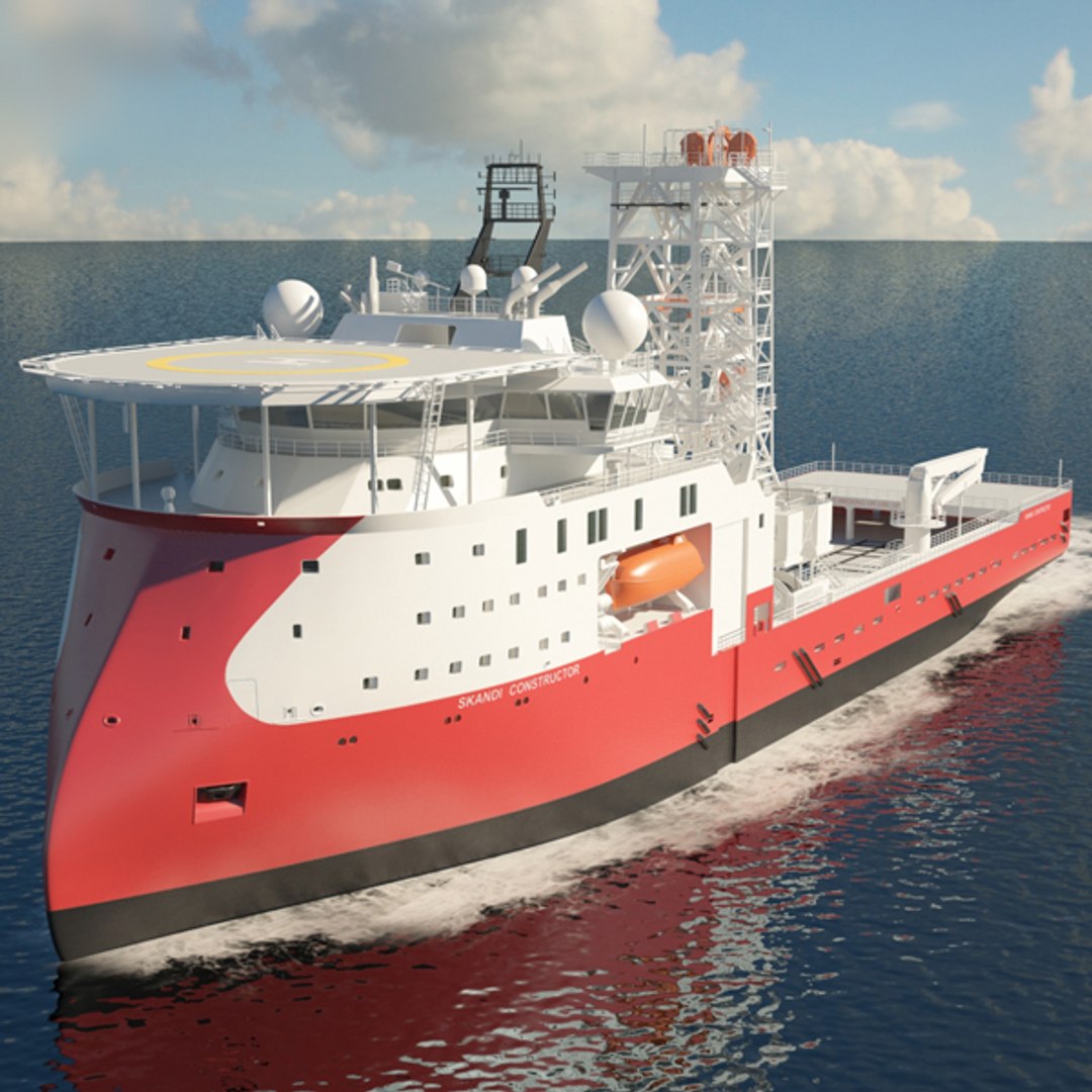 3D intervention vessel skandi model - TurboSquid 1408725