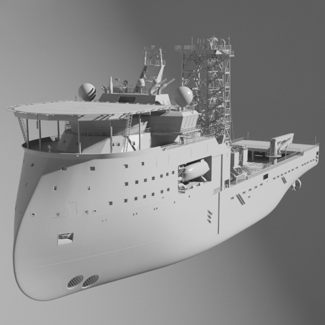 3D intervention vessel skandi model - TurboSquid 1408725