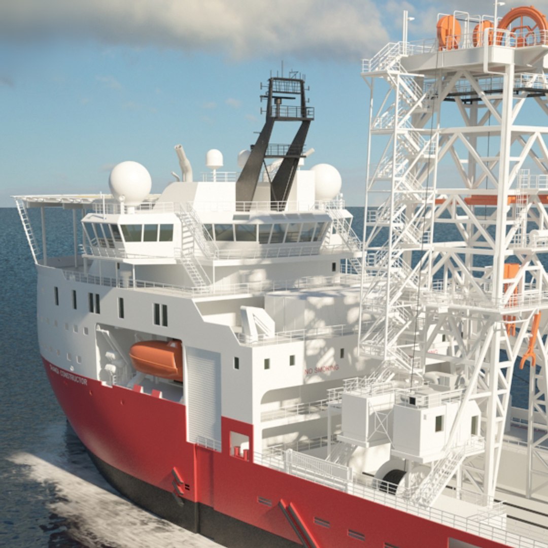 3D intervention vessel skandi model - TurboSquid 1408725