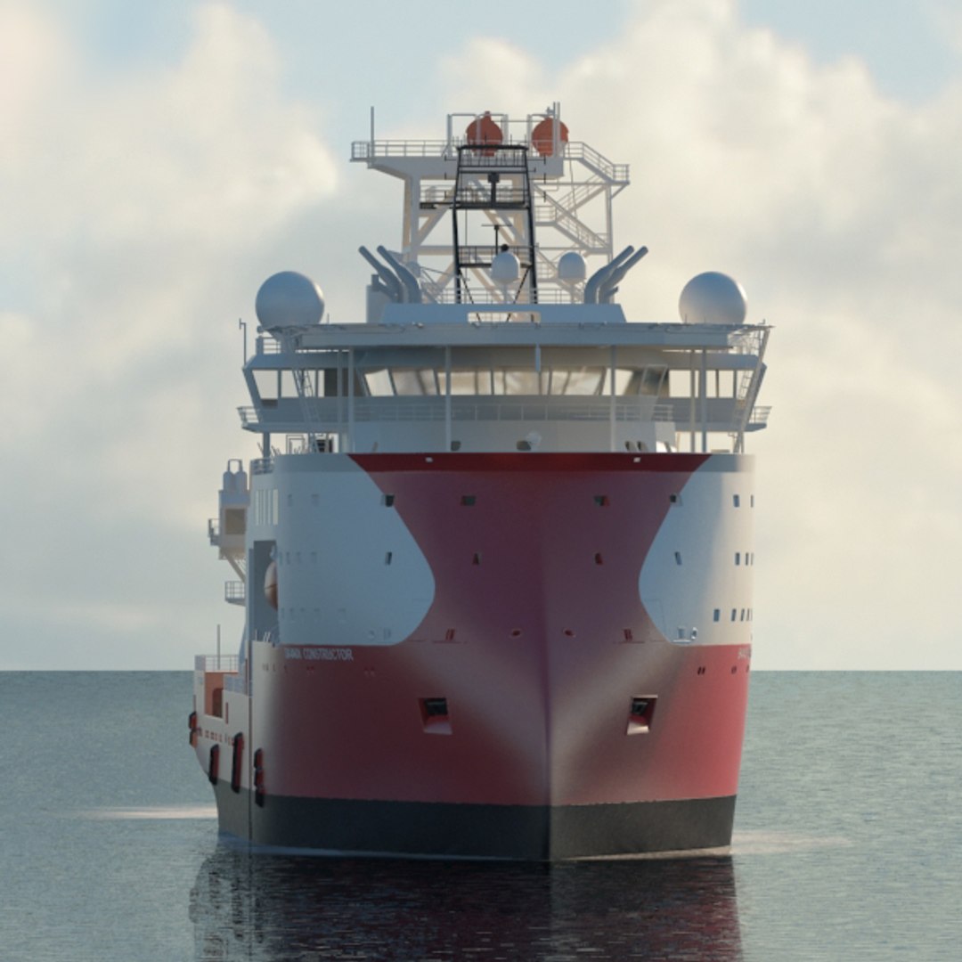 3D intervention vessel skandi model - TurboSquid 1408725