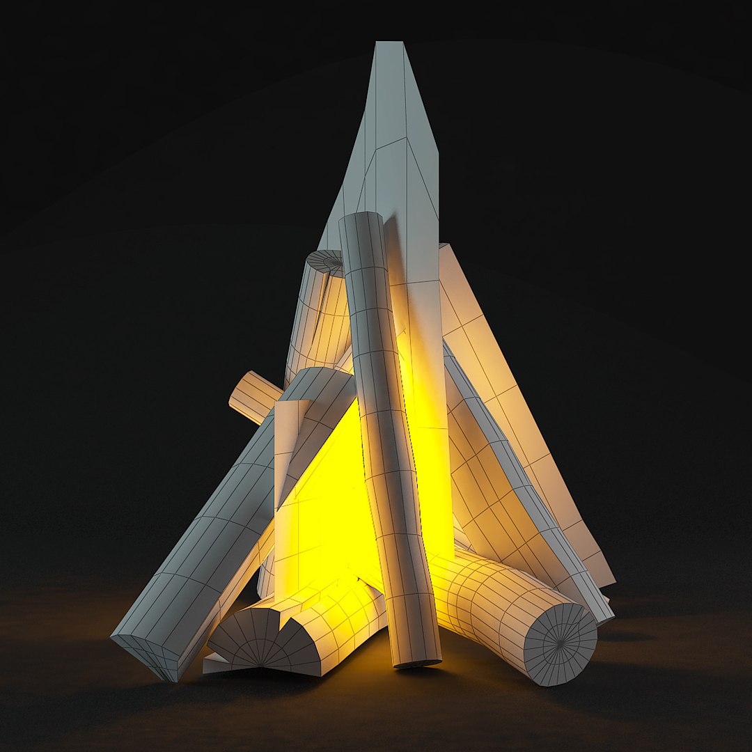 3D Bonfire Camp - TurboSquid 1375985