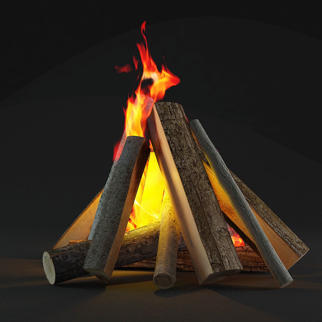 3D Bonfire Camp - TurboSquid 1375985