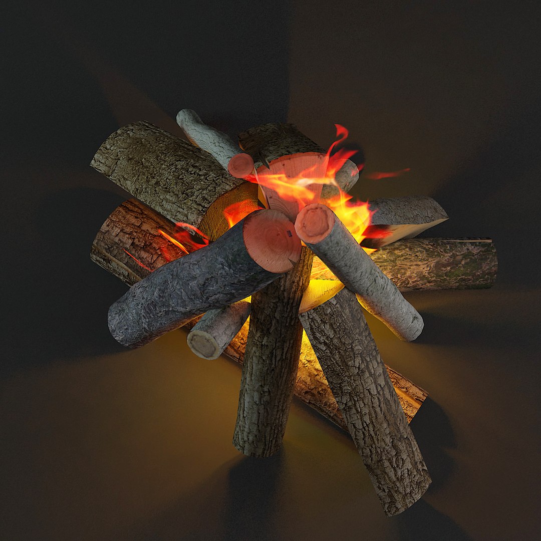 3D Bonfire Camp - TurboSquid 1375985