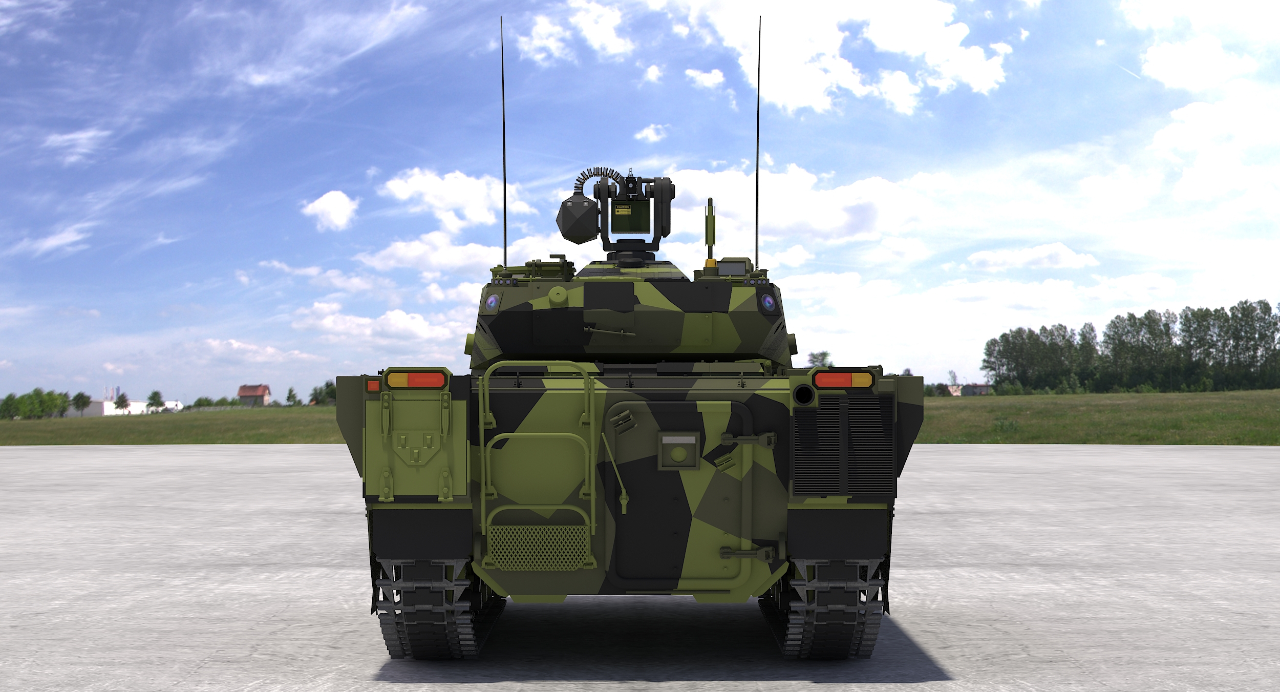 Cv90 120-t light tank 3D model - TurboSquid 1170096
