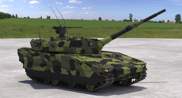 Cv90 120-t light tank 3D model - TurboSquid 1170096