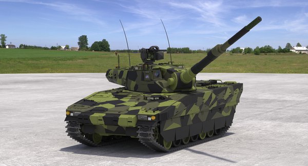 Cv90 120-t light tank 3D model - TurboSquid 1170096