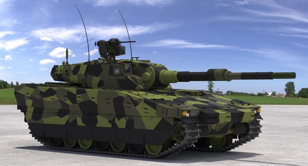 Cv90 120-t light tank 3D model - TurboSquid 1170096