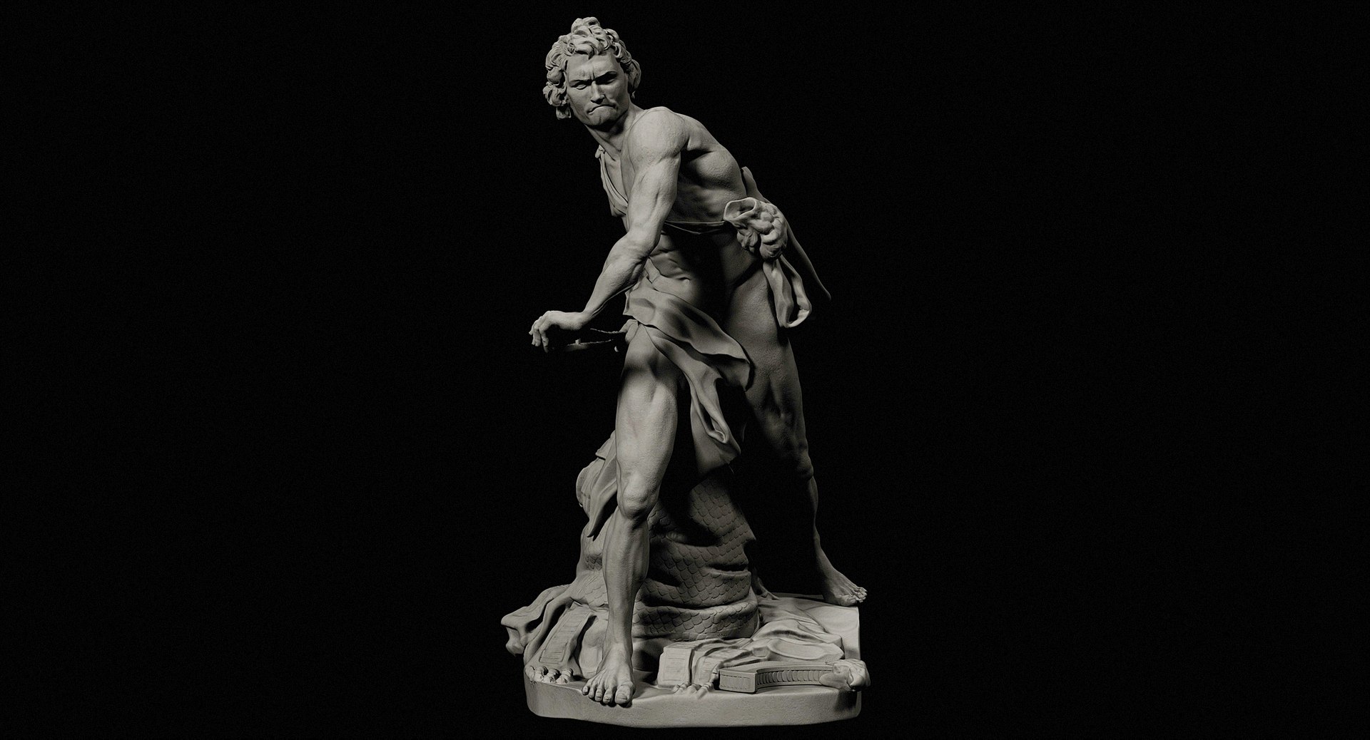 David Gian Lorenzo Bernini 3d Model