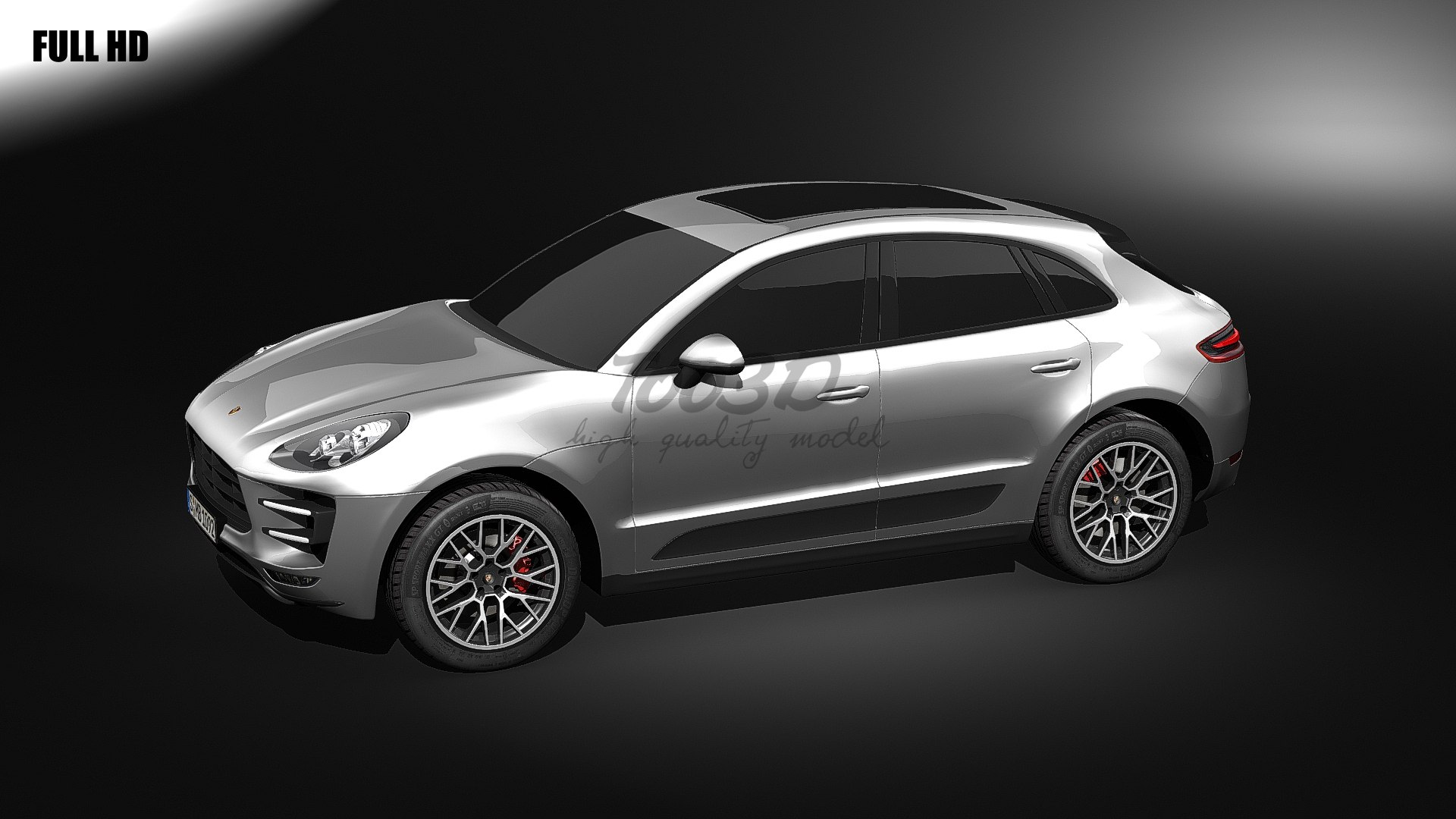 3d Model Of Porsche Macan