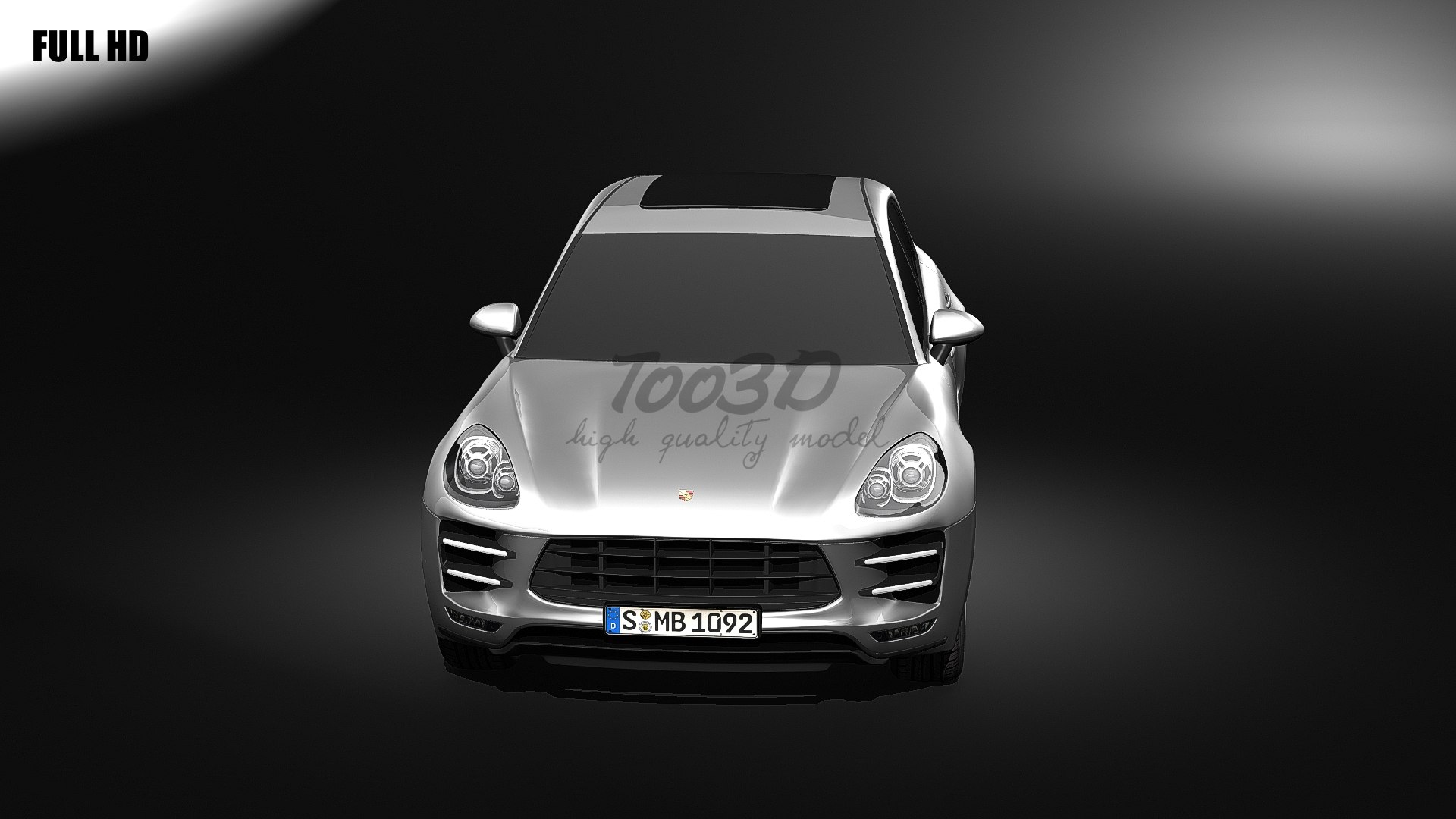 3d Model Of Porsche Macan