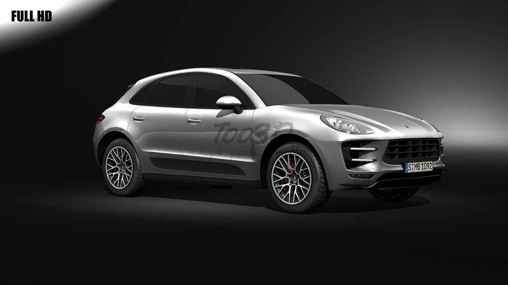 3d Model Of Porsche Macan