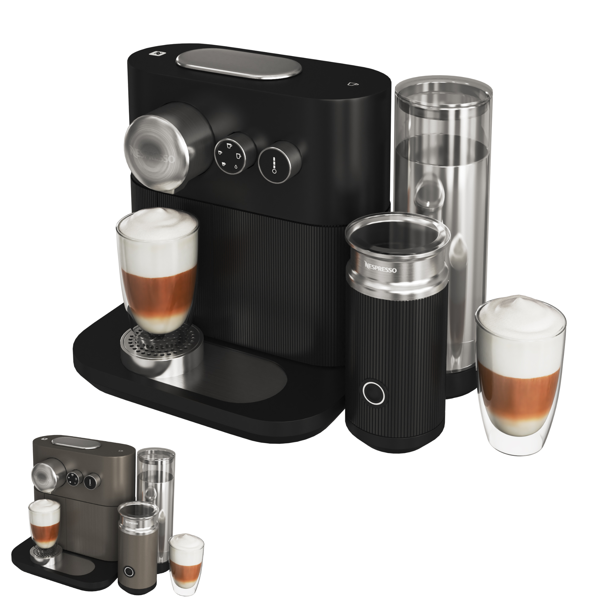 Coffee nespresso expert milk model - TurboSquid 1511214