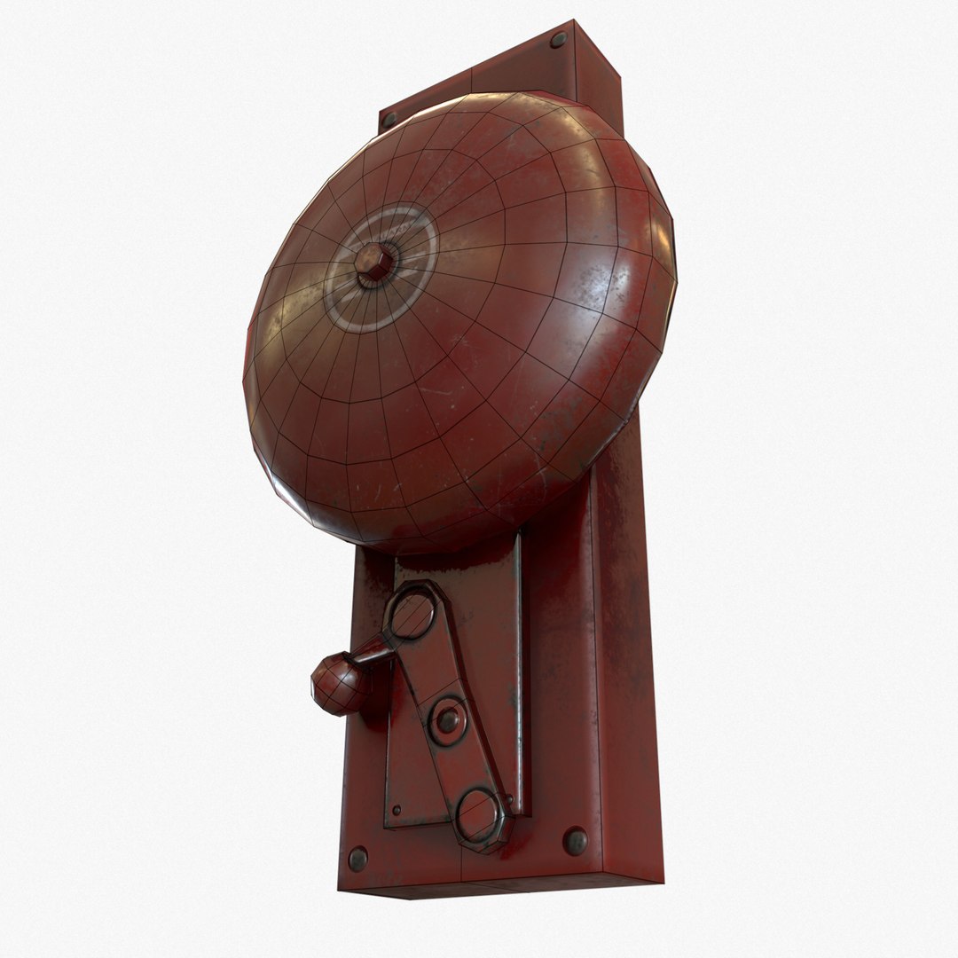 Ready Retro Alarm Pbr 3d 3ds