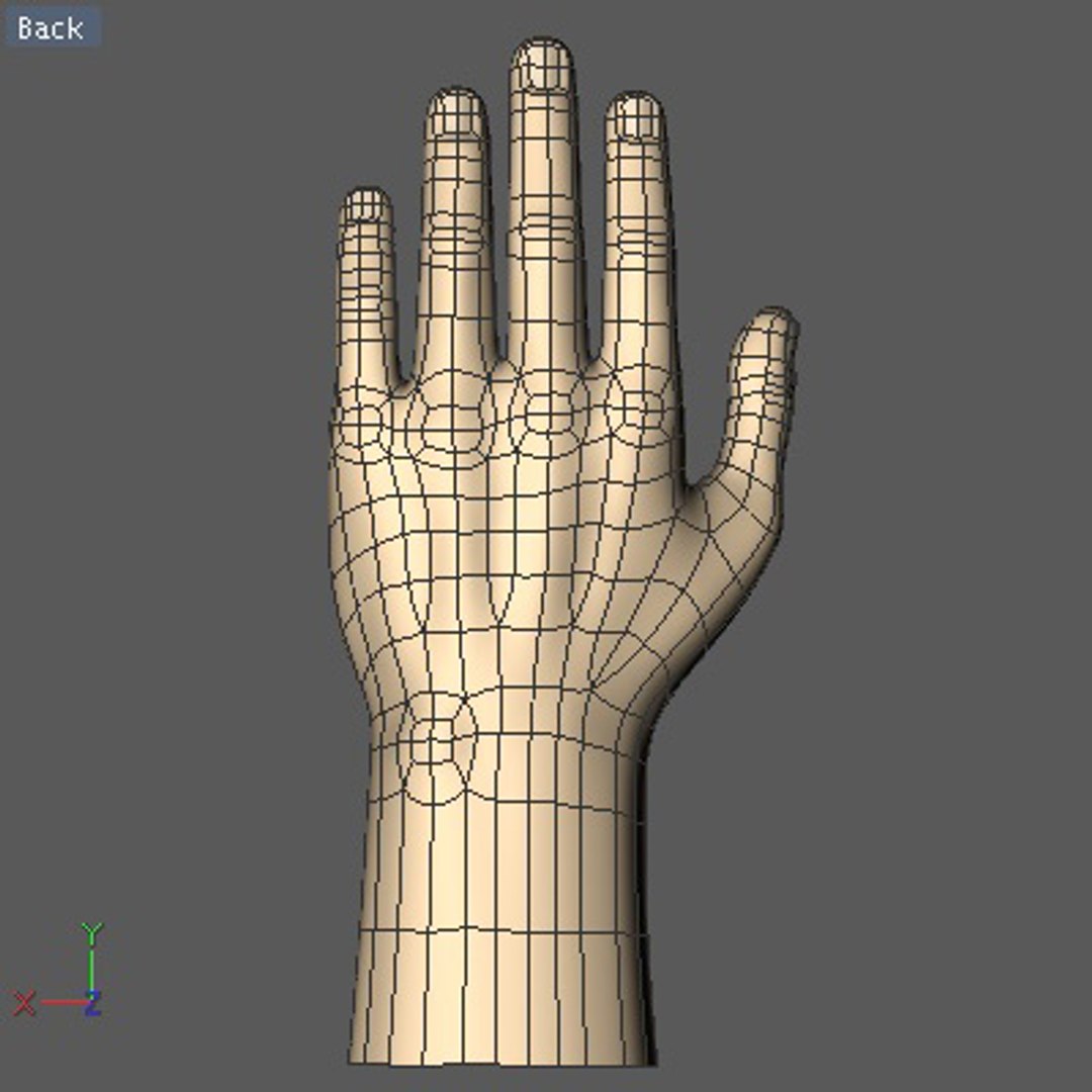 3ds Max Hand Materials
