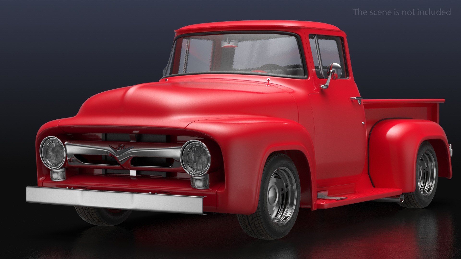 3D 1956 f100 pickup truck - TurboSquid 1528402