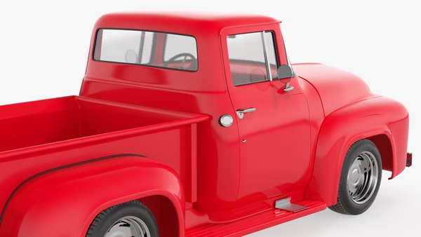 3D 1956 f100 pickup truck - TurboSquid 1528402