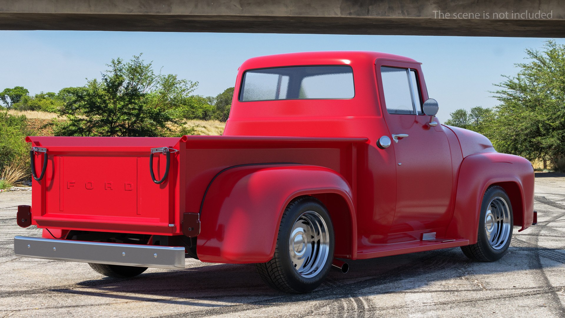 3D 1956 f100 pickup truck - TurboSquid 1528402