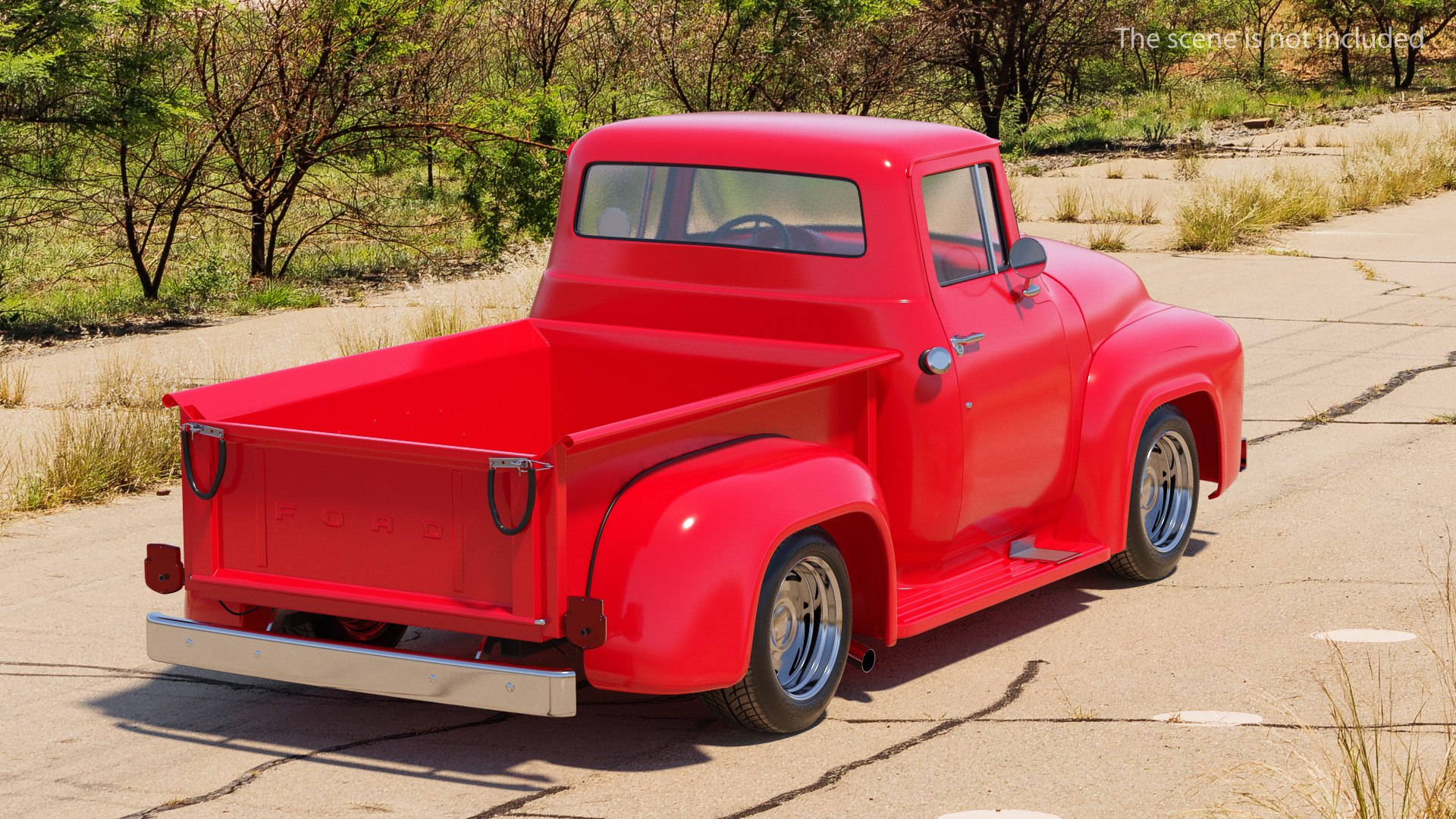 3D 1956 f100 pickup truck - TurboSquid 1528402