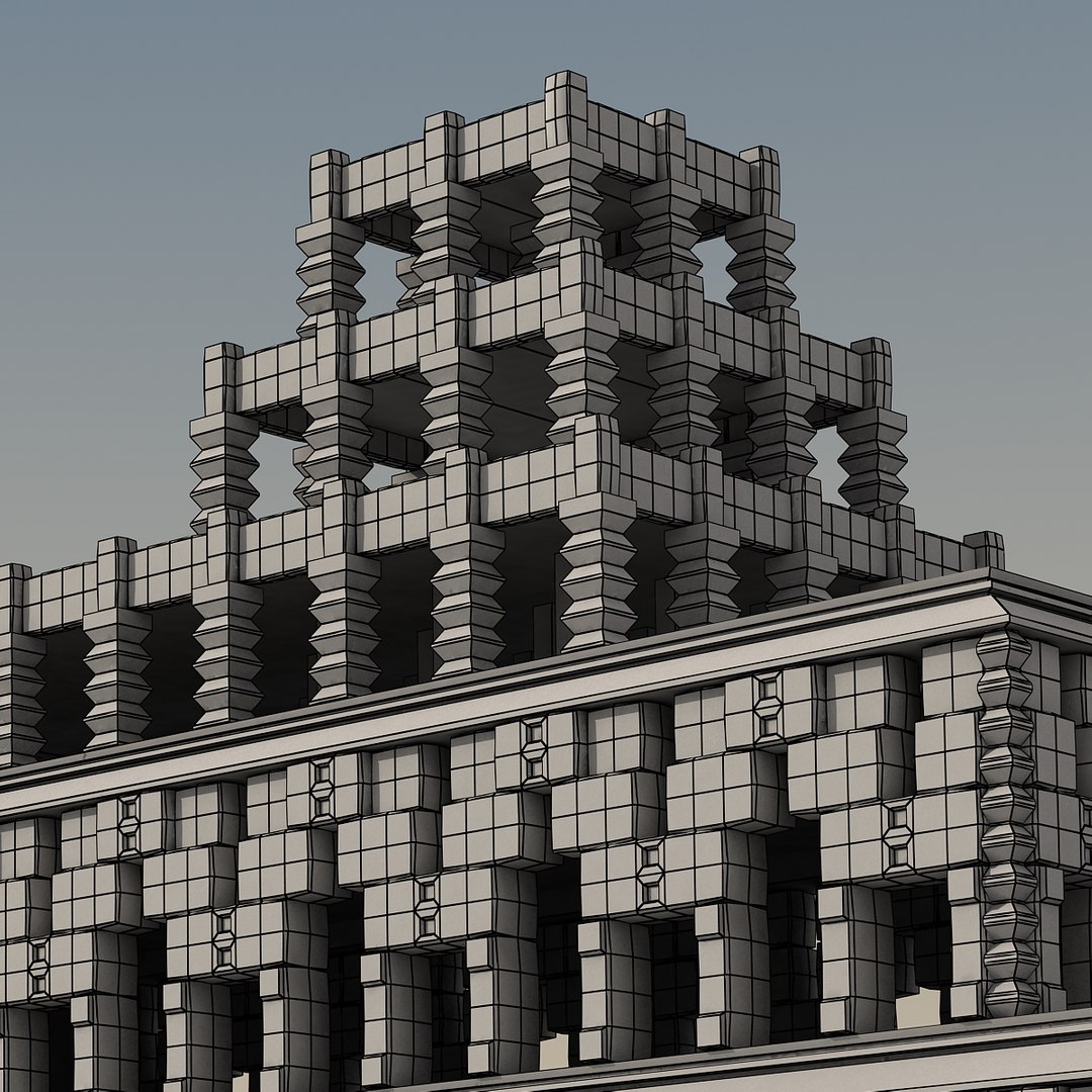 3d ancient fantasy building model