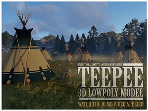 3D Teepee Models - Browse & Download Formats - TurboSquid