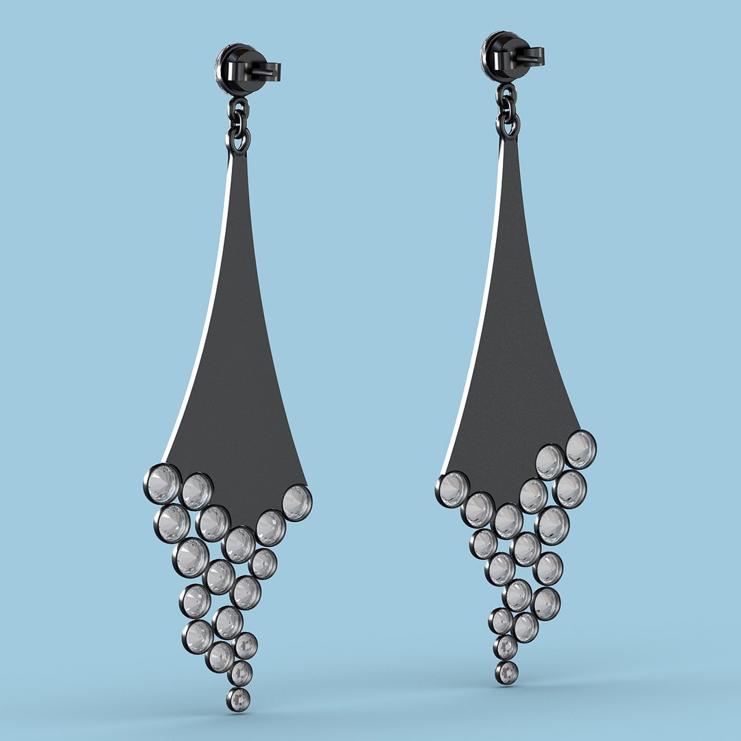 3d Earrings V2