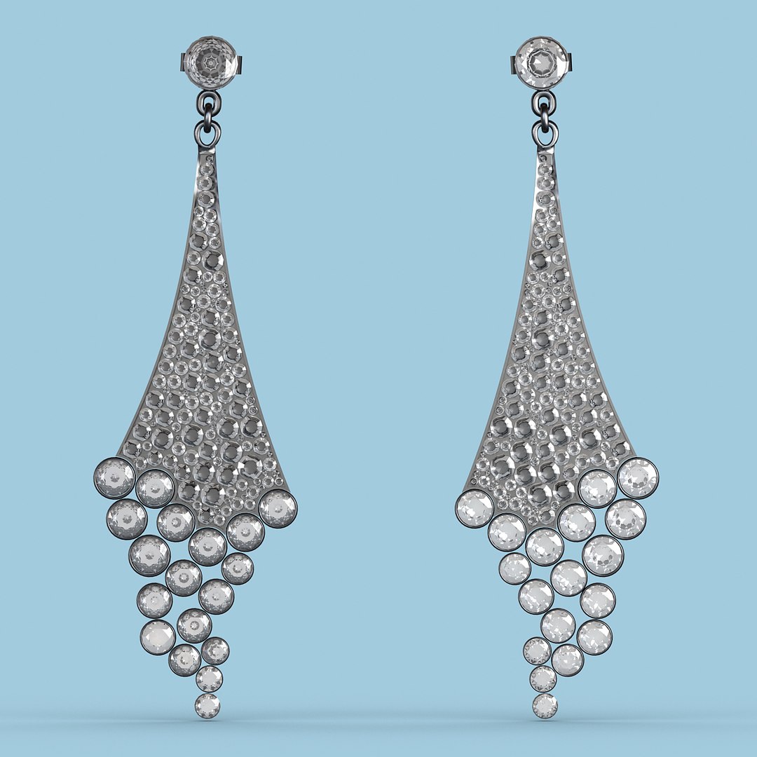 3d Earrings V2