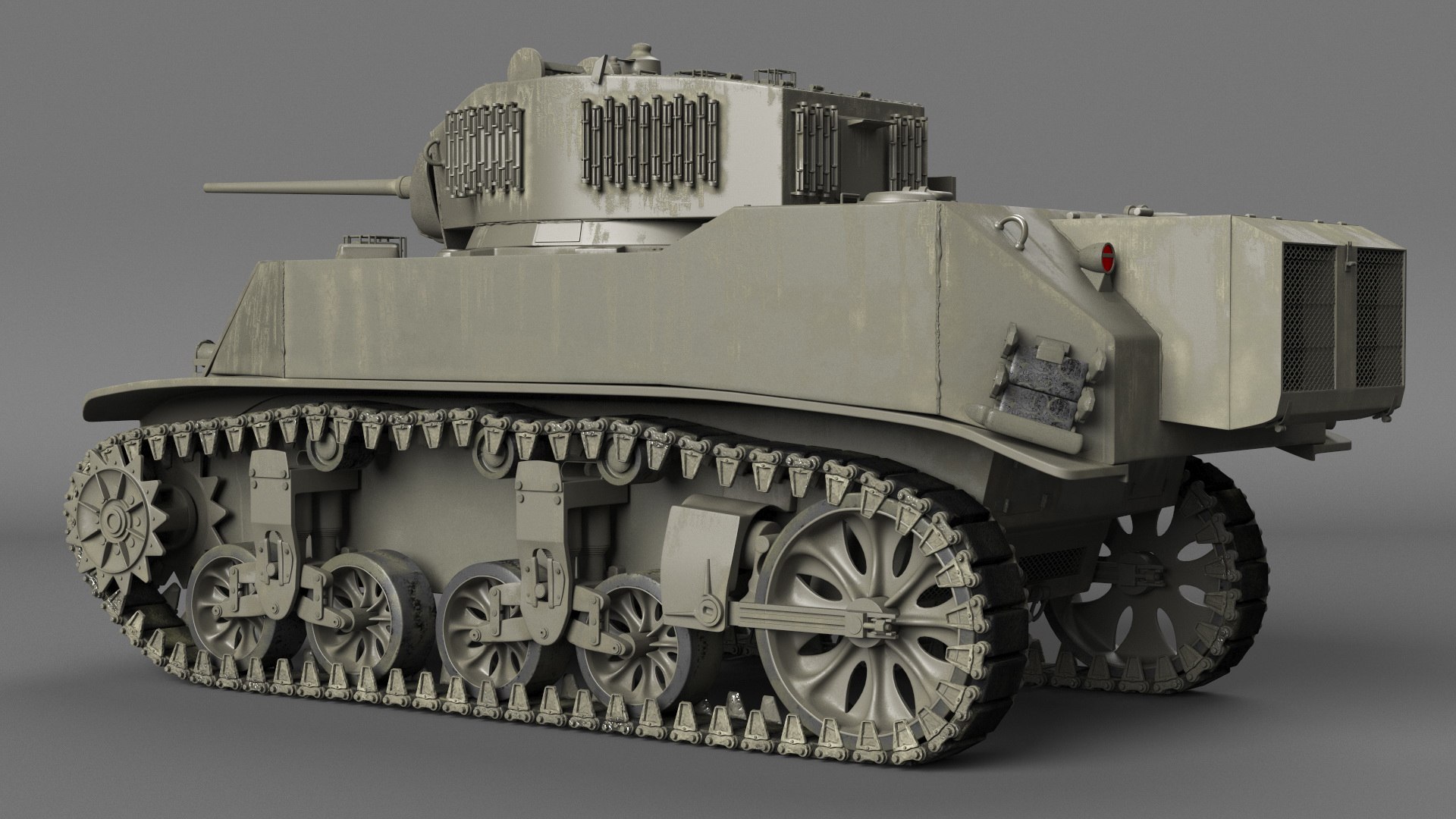 3D M5 Stuart Light Tank - TurboSquid 2123877