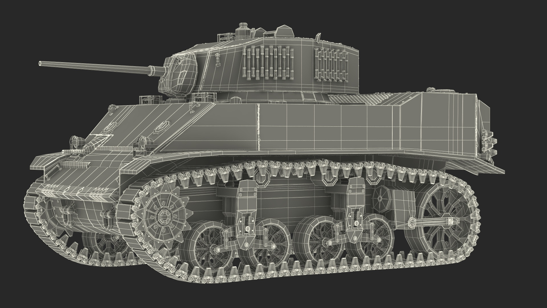 3D M5 Stuart Light Tank - TurboSquid 2123877