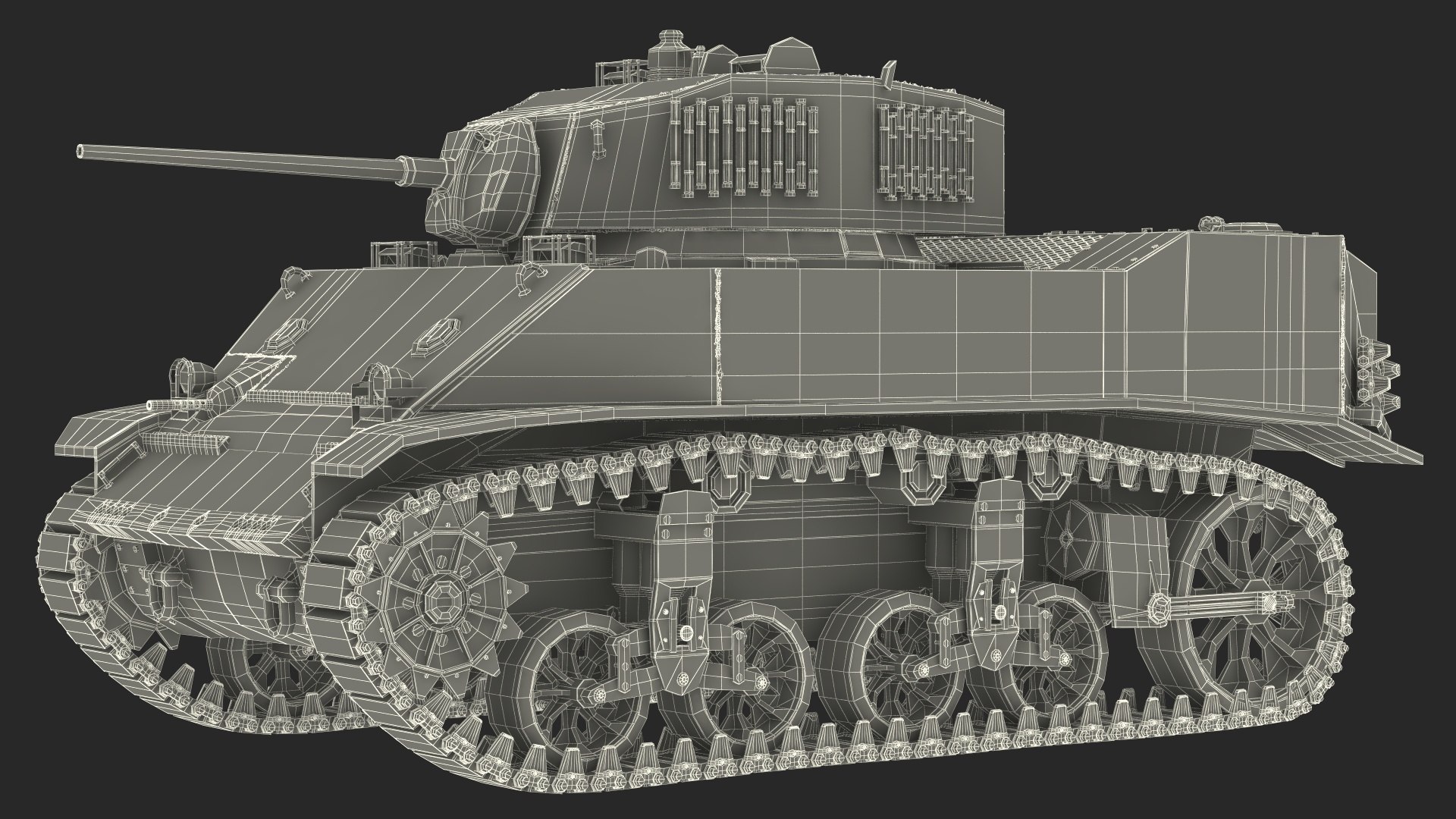 3D M5 Stuart Light Tank - TurboSquid 2123877