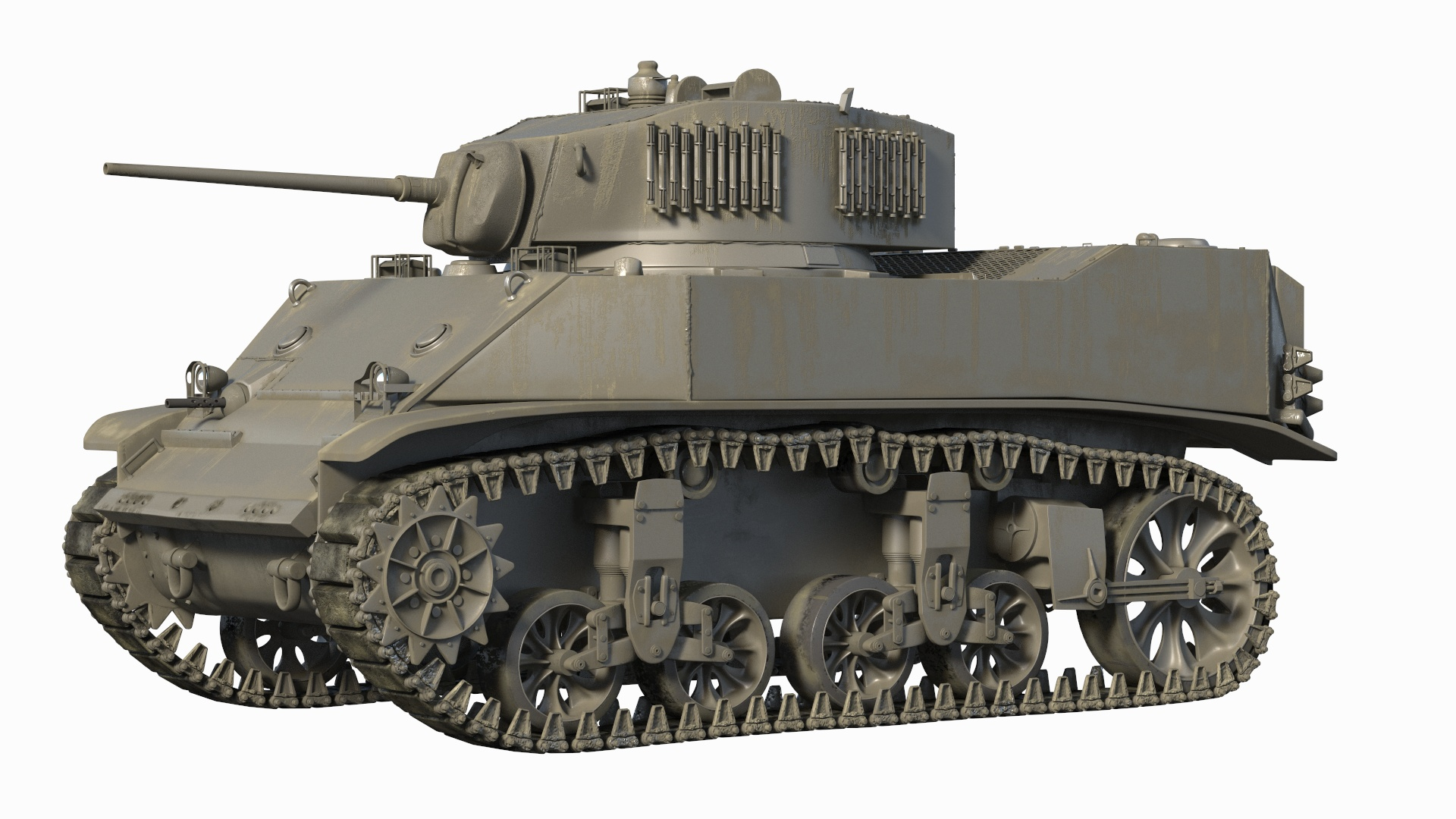 3D M5 Stuart Light Tank - TurboSquid 2123877