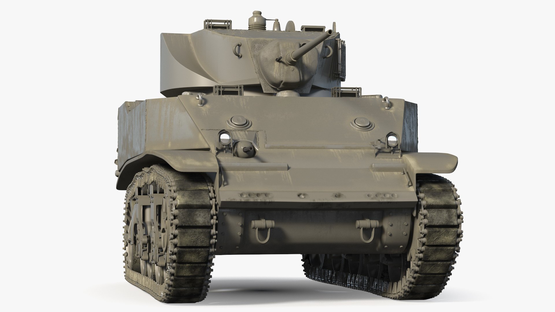 3D M5 Stuart Light Tank - TurboSquid 2123877