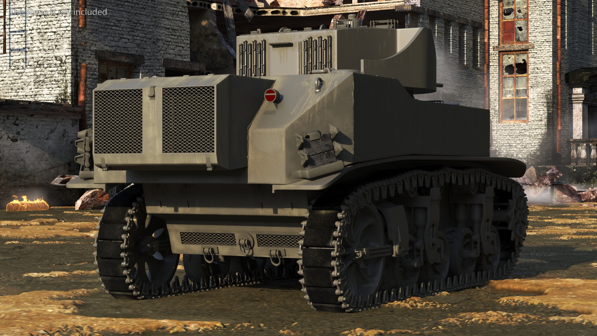 3D M5 Stuart Light Tank - TurboSquid 2123877