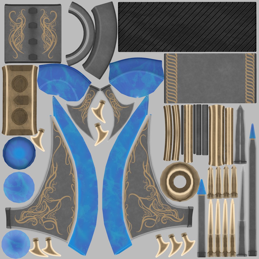 3D Model Frostbite Weapon Collection - TurboSquid 2421436