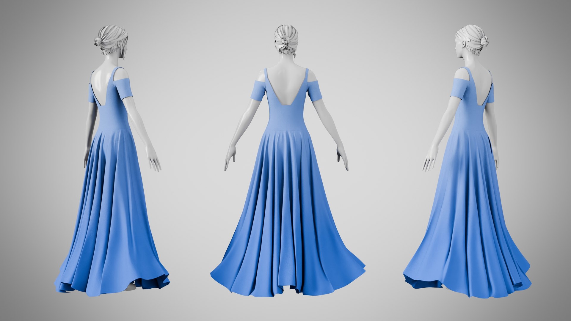 3D Model Dress 38 Little Boy Blue - TurboSquid 2520420