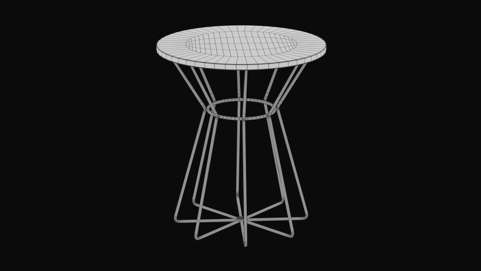 Gretel End Table Mango Wood Finish 3D - TurboSquid 1718215