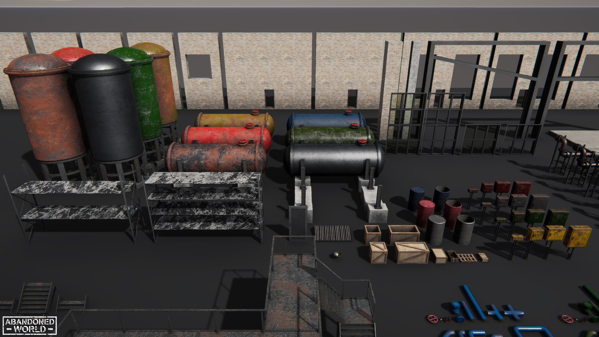 3D Modular Pumping Station For Unity Model - TurboSquid 2365603