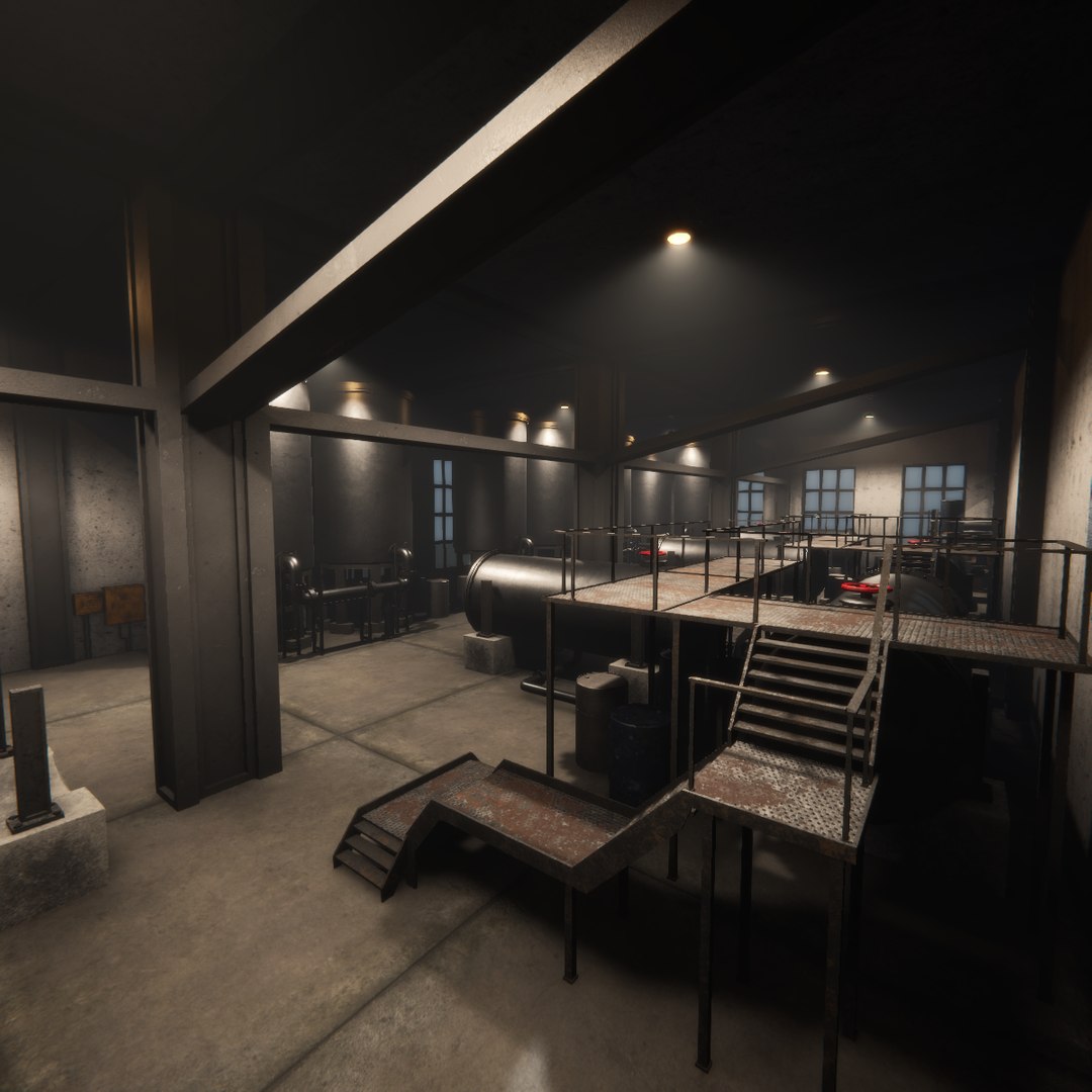 3D Modular Pumping Station For Unity Model - TurboSquid 2365603
